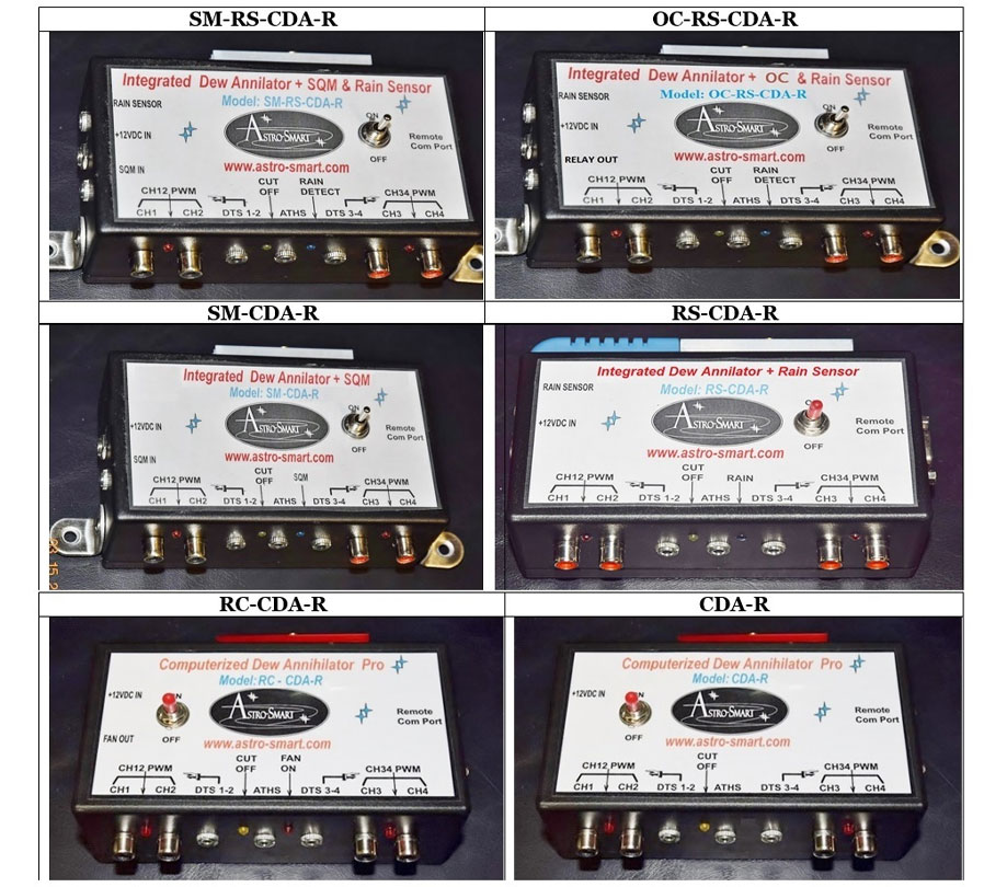 Dew annihilator CDA-R Family controllers released by Astro-Smart