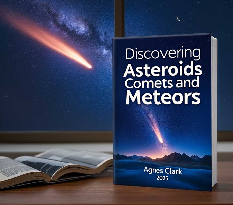 Discovering Asteroids Comets and Meteors 2025 book by Agnes Clark