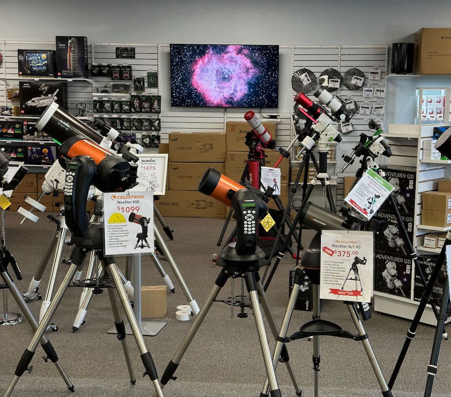 Telescope store Mile High Astro doubles in size