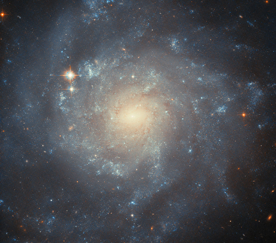 NGC 5668 galaxy examined by Hubble