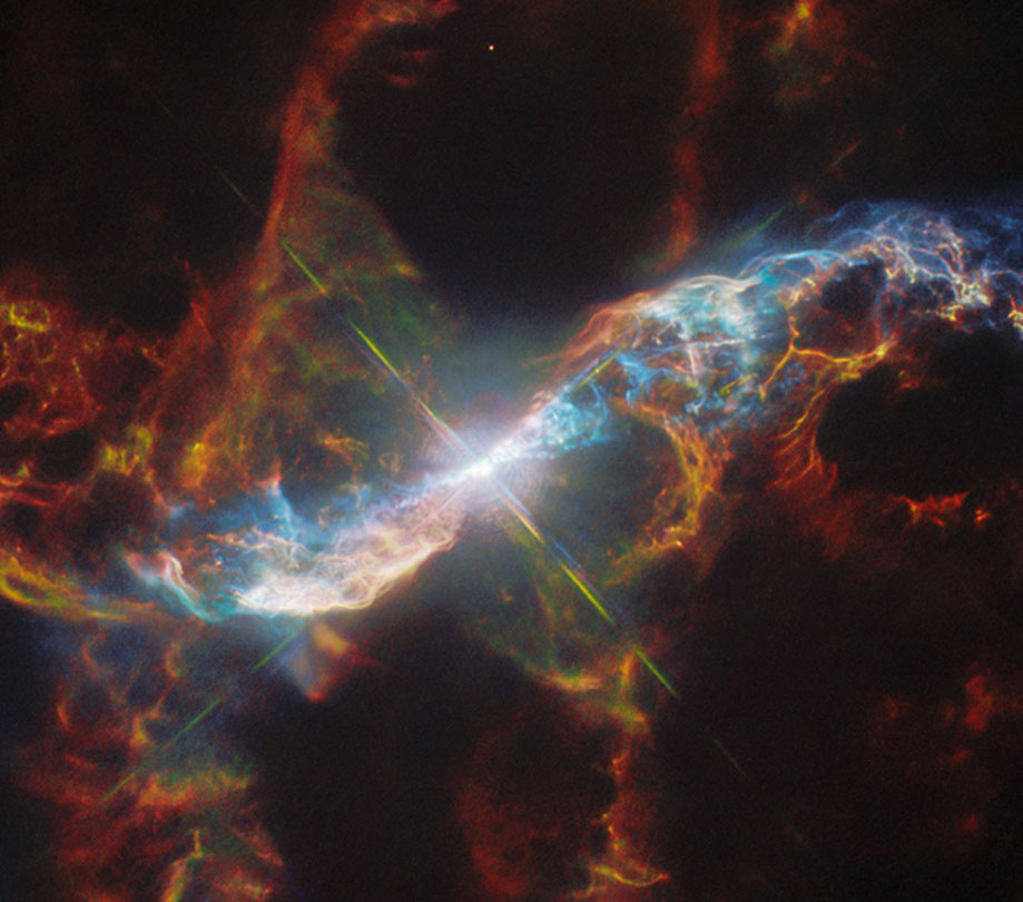 Watch star erupting as spotted by Hubble