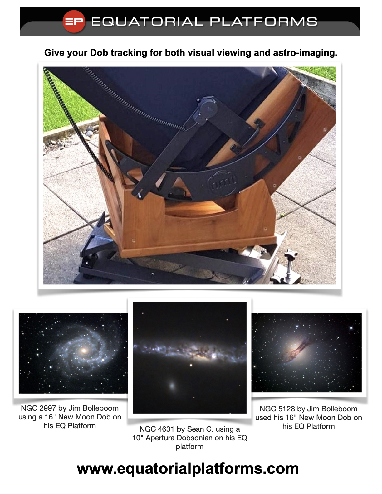 MLAstro SAL-66 beefy observatory class mount announced