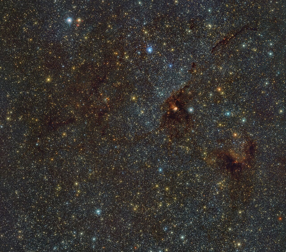 Milky Way infrared map captured by ESO telescope