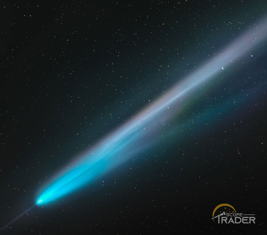 Anti-tail of Comet Tsuchinshan ATLAS captured