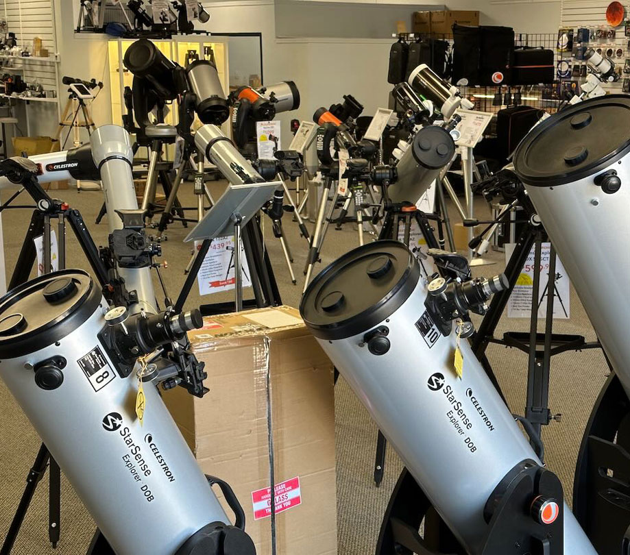 Telescope store Mile High Astro doubles in size