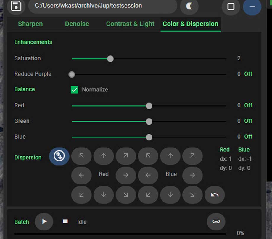 Processing planetary, lunar and solar images with LuckyStackWorker 6