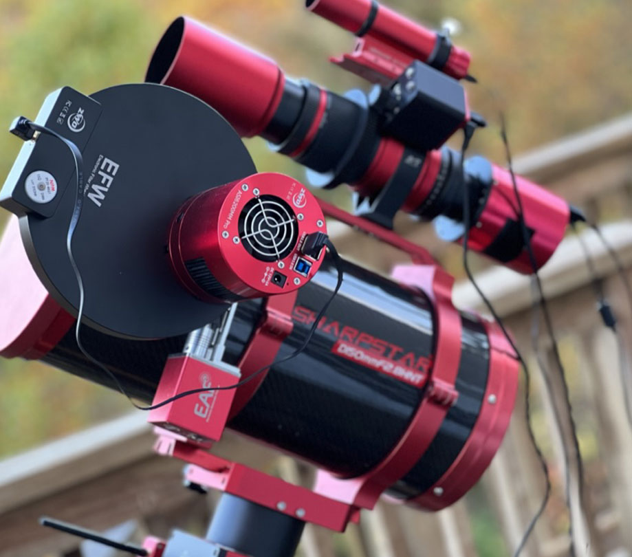 Reusing telescope photons for multi-filter astrophotography