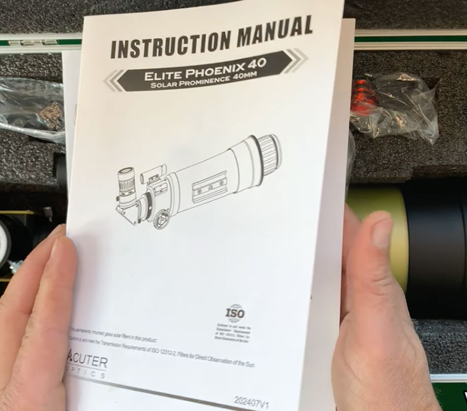 Acuter Elite Phoenix 40 Solar Prominence telescope reviewed