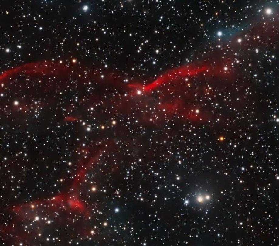 SH2-91 mosaic with over 50 hours of data