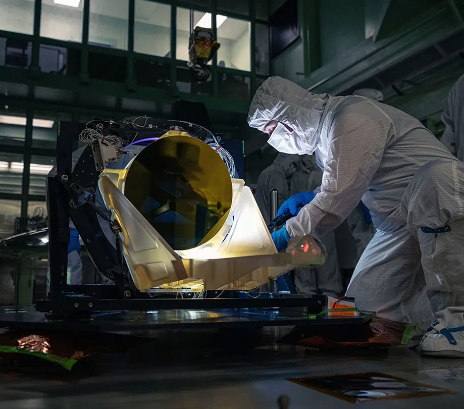 Gravitational wave observatory prototype telescope revealed