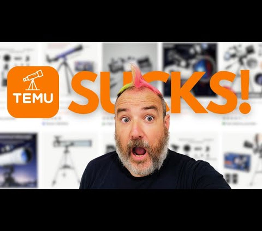 TEMU astronomy gear to avoid