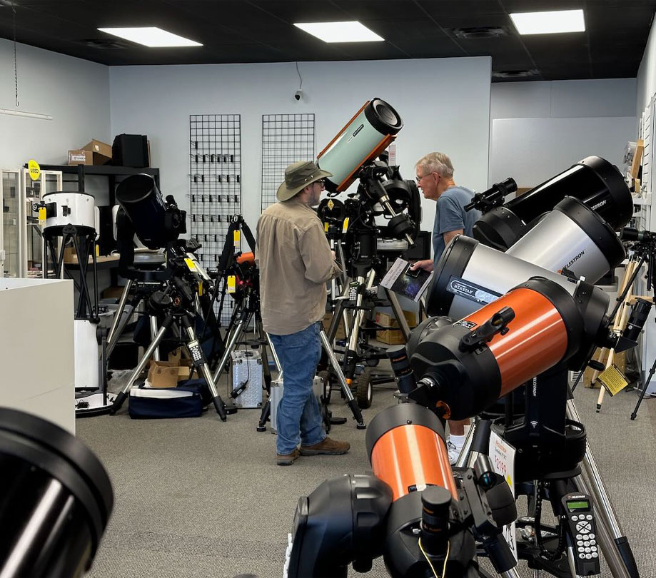 Telescope store Mile High Astro doubles in size